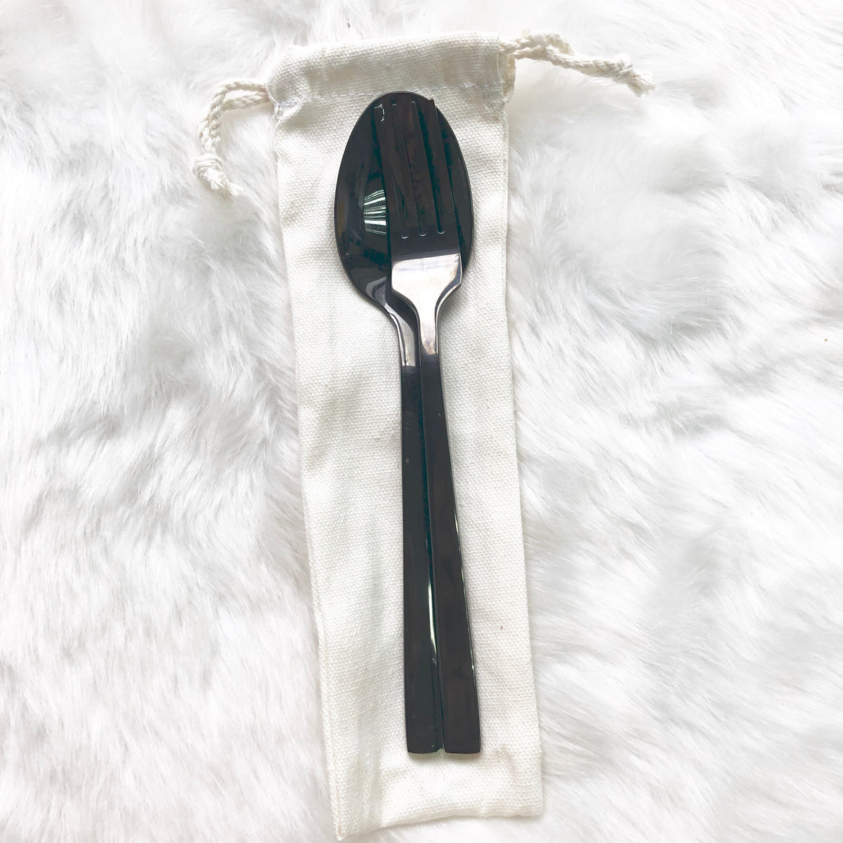 Black Personal Cutlery Set – Gubby and Hammy